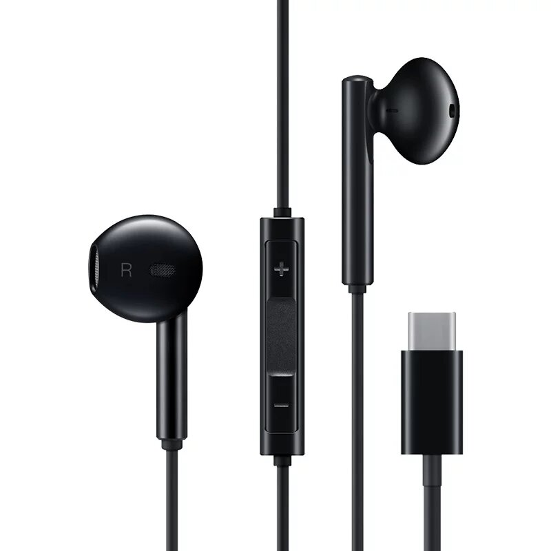 Официальные проводные наушники Huawei Mate50 Pro Series с Type-C черный цвет высококачественный звук для звонков и