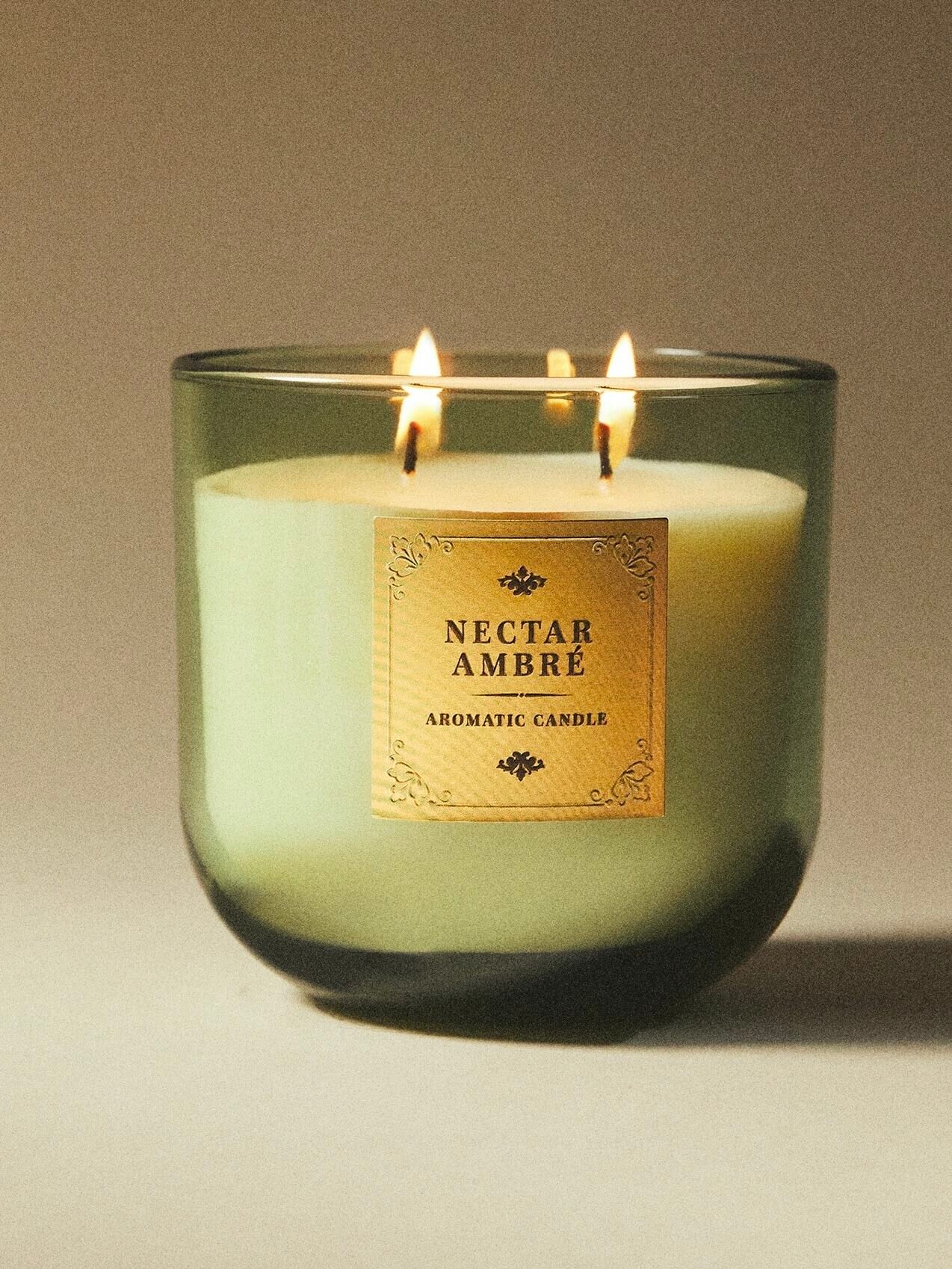 Zara Home NECTAR AMBRE Ароматическая свеча 400 грамм