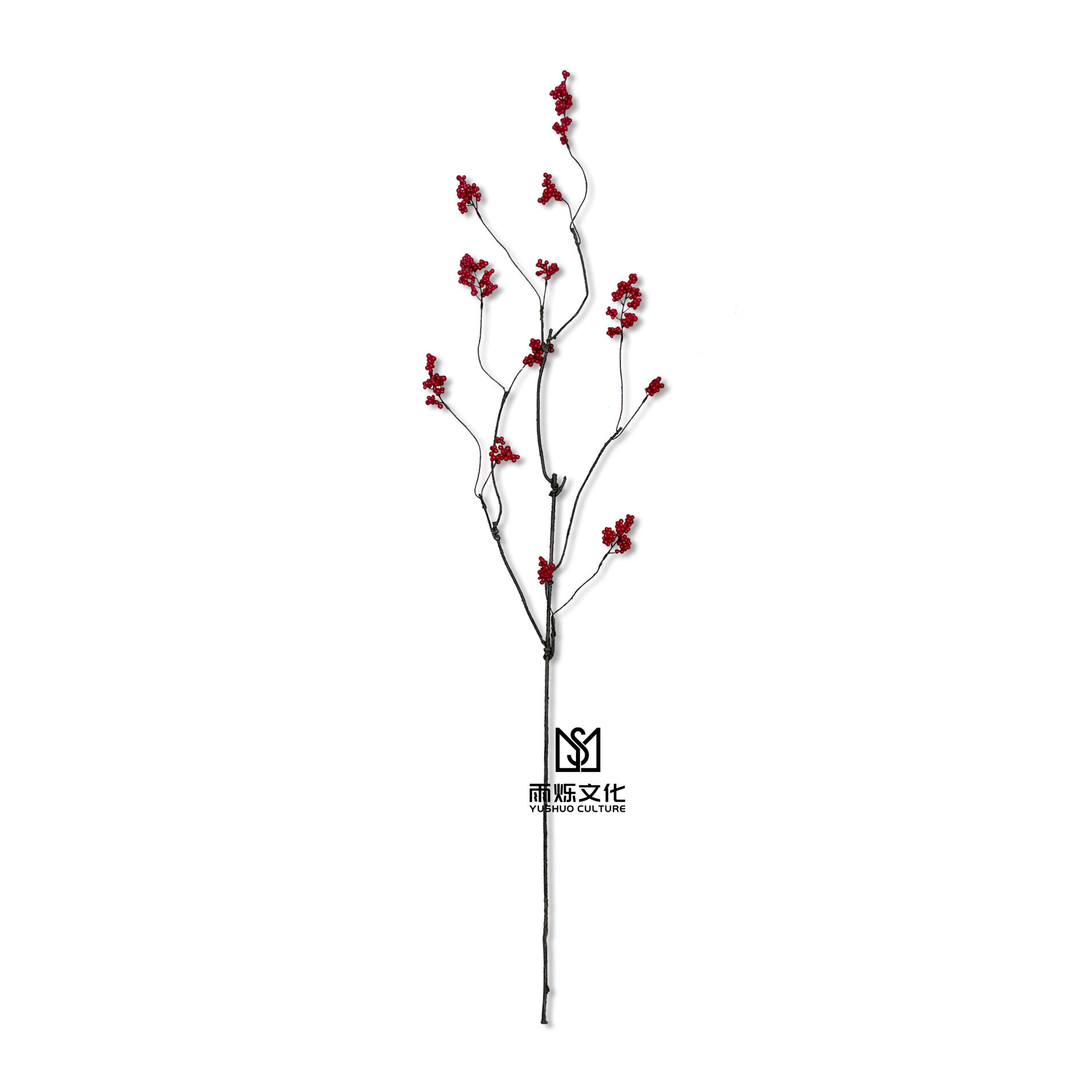 Горячая распродажаИскусственный цветок ветка граната ветка яблока ветка лимона фрукт зимняя зелень искусственная цветочная композиция декор