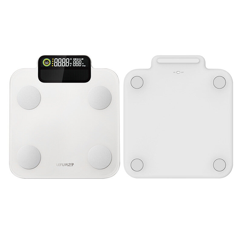 Lefu Light Energy Body Fat Количество Высота Шкала Bluetooth Весы Электронные весы Бытовая точность
