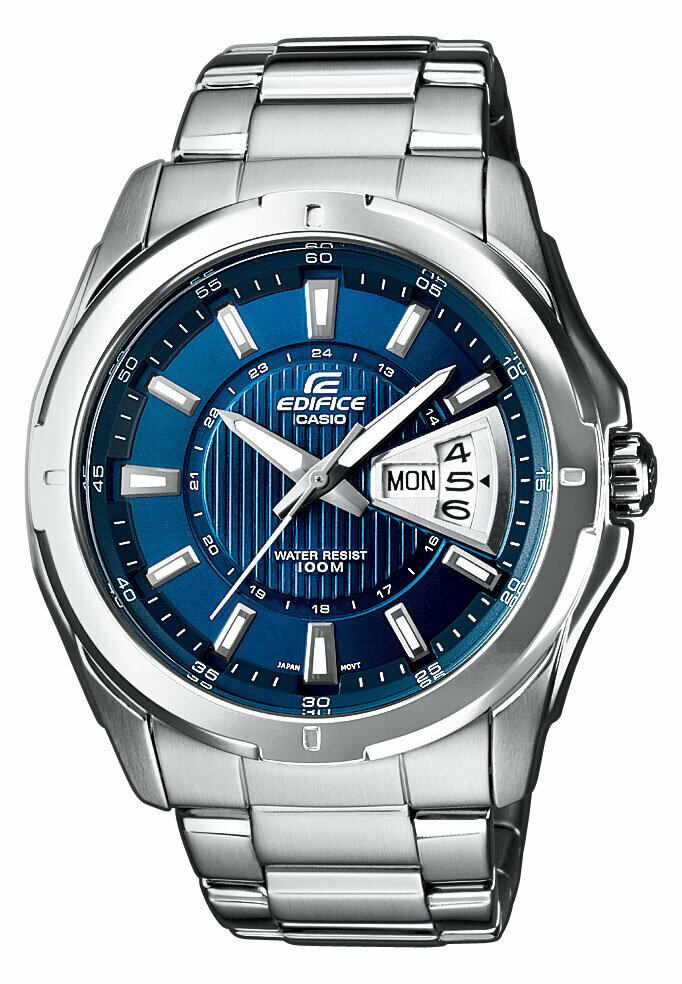 Наручные часы CASIO Edifice, голубой,