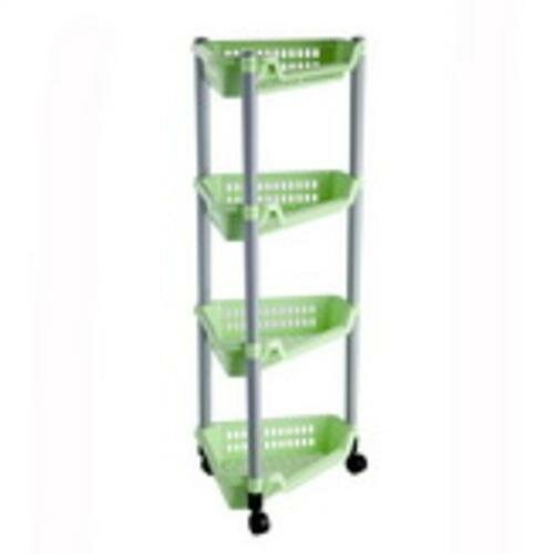 Этажерка угловая 4-Х секц на колес 380*300*820 ПБ