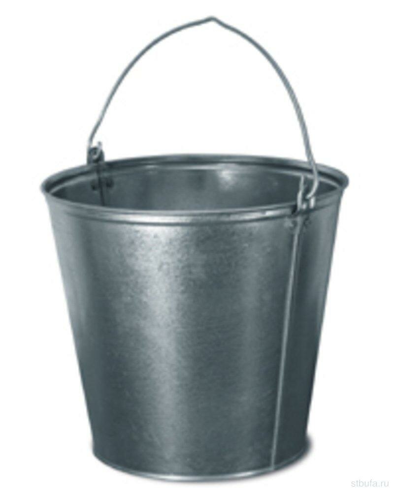 Ведро оцинковка 12Л ГОЦ толщина стенок 0.4 ММ лысьва