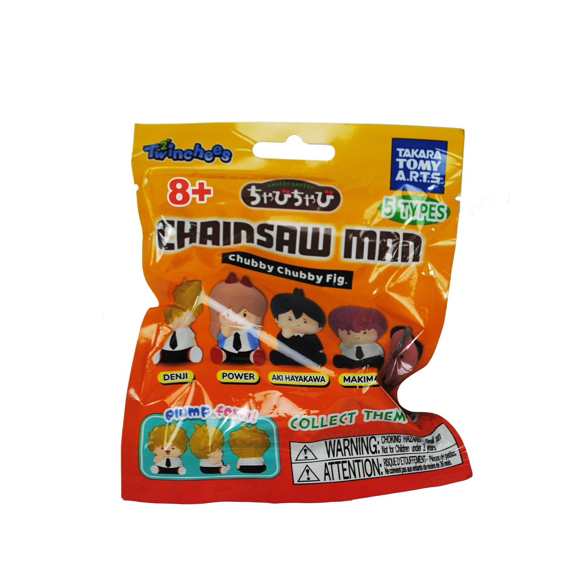 Фигурка коллекционная Twinchees Человек-бензопила CHAINSAW MAN Chubby Chubby в ассортименте (5см) (67555)