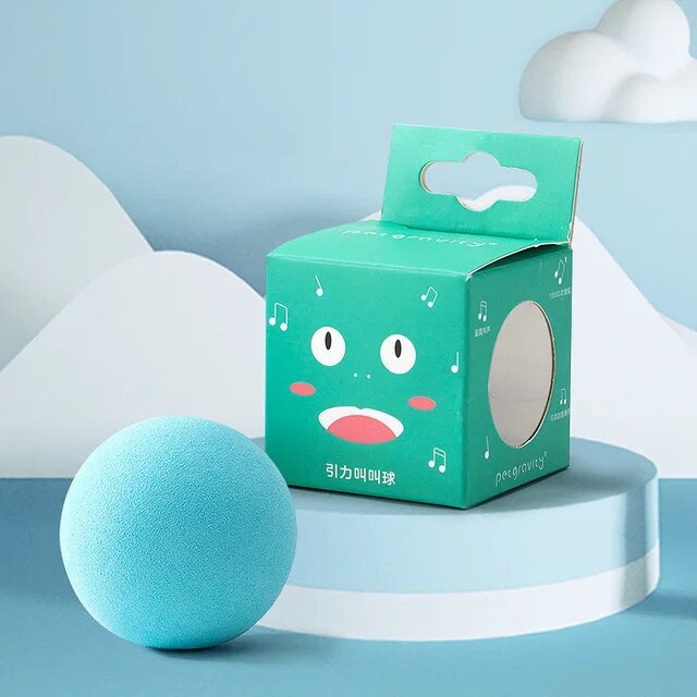 Игрушки для кошек, умный интерактивный мяч, игрушка для дрессировки кошек с кошачьей мятой, мяч для игр с домашними животными, звуковые игрушки для котят.