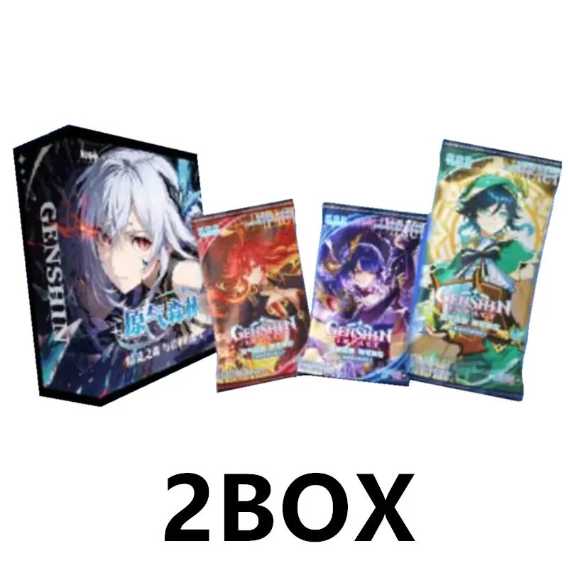 Коллекционная карточка Bandai Genshin Impact Aether Kamisato Ayaka 2BOX