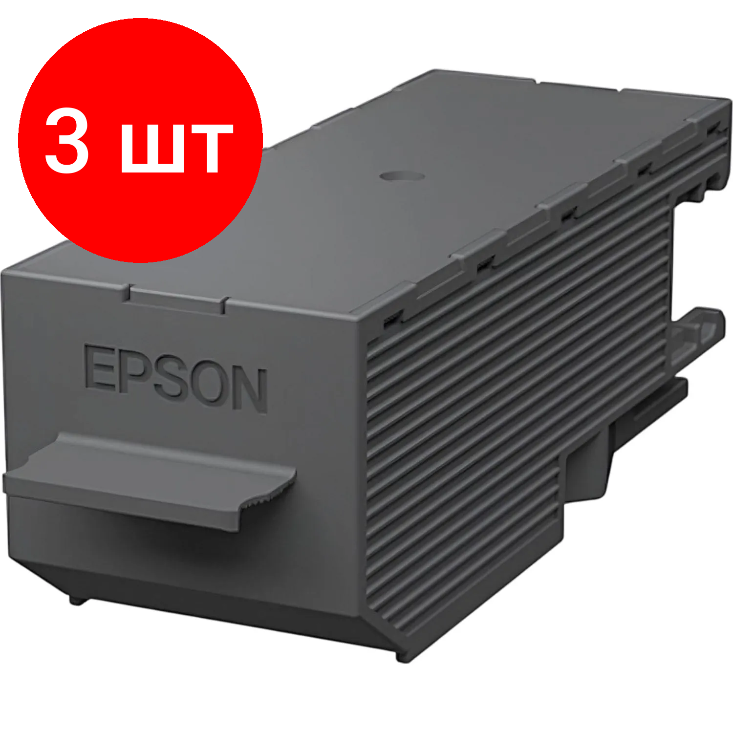 Комплект 3 штук, Запасная часть емк. для отраб. чернил Epson T04D0 C13T04D000 для L7160/7180