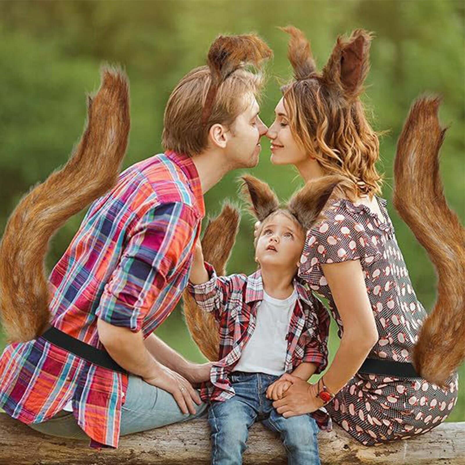 Хвост лошади ободок с ушами костюм для косплея на Хэллоуин