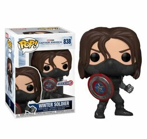 POP Funko Зимний солдат Капитан Америка №838 коллекционная модель
