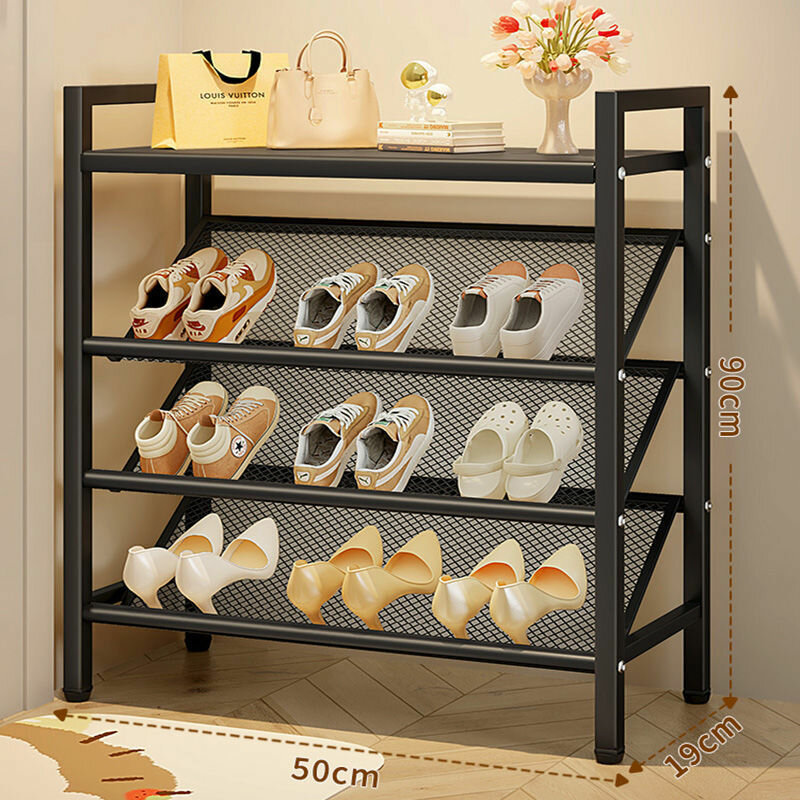 Многоярусная обувная полка для дома, узкий шкаф для обуви, обувной шкаф для общежития, арендного дома, полка для хранения обуви, витрина