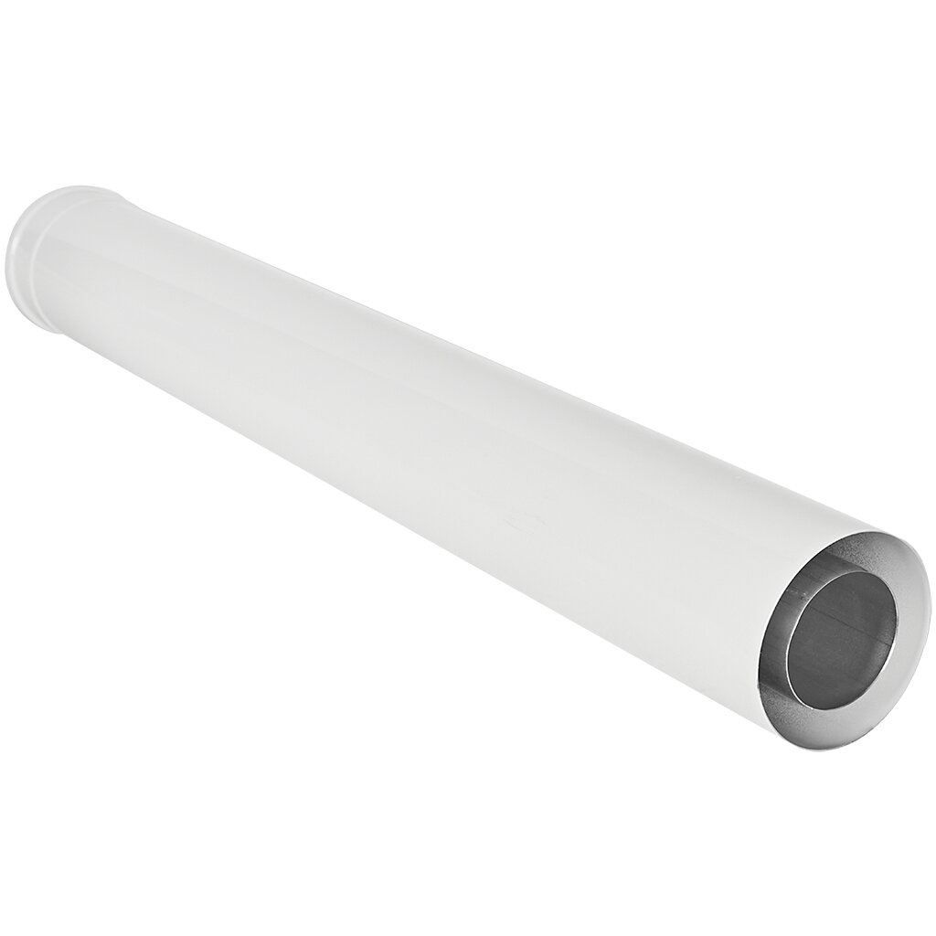 Удлинитель дымохода D = 80 х 125 мм, L = 1000 мм. коаксиальный, ROMMER (RCA-8125-001000)