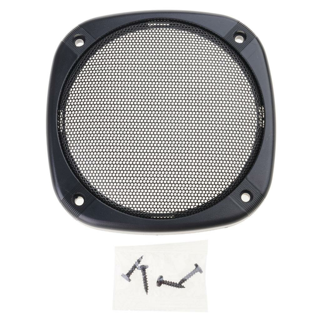 Квадратная сетка для динамика 4/5 дюйма, 5-дюймовый черный