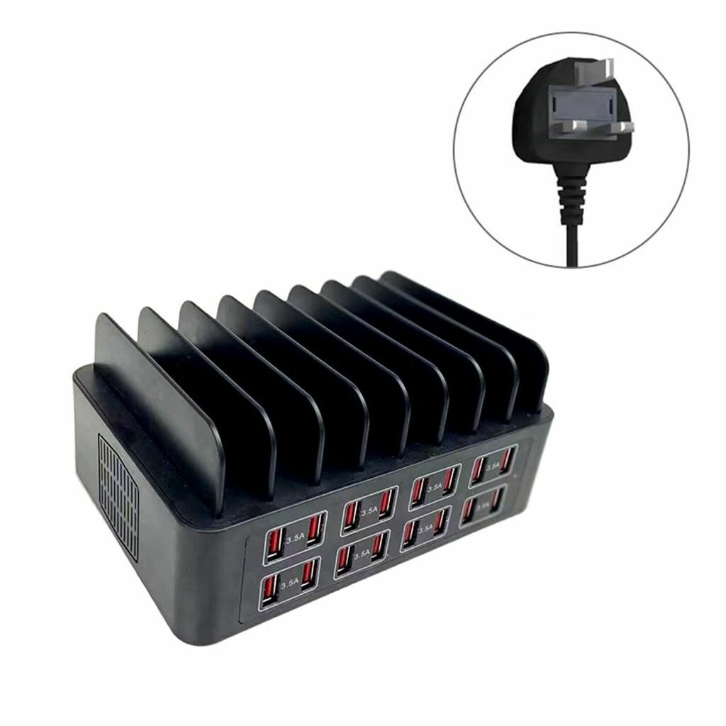 Док-станция 16 портов USB 150W для мобильных устройств, UK