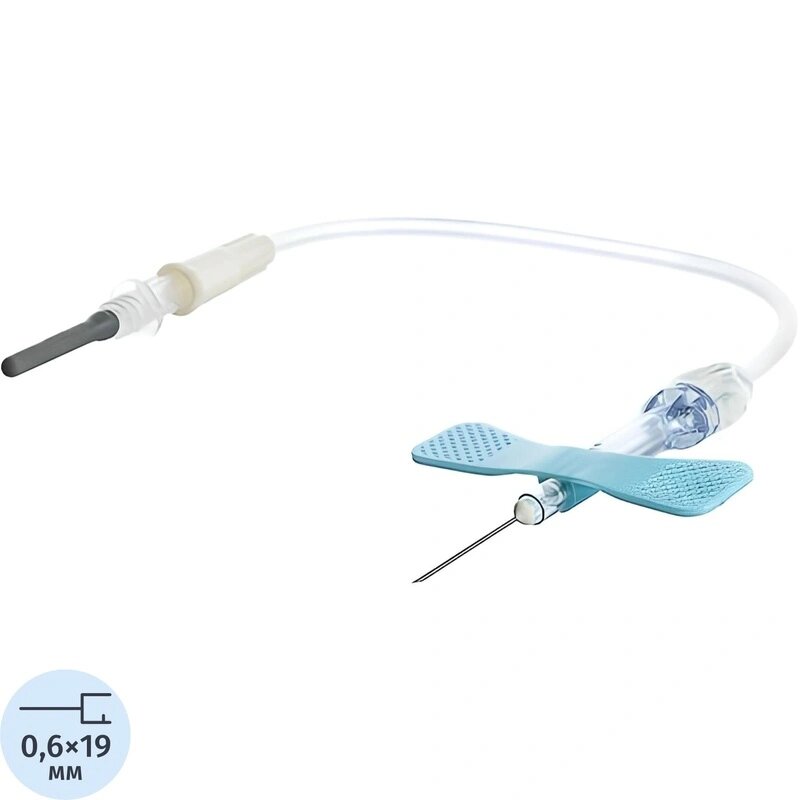 Игла-бабочка 23G 10см гол. с луер-адапт. VACUETTE Safety 450084V1 90шт/уп