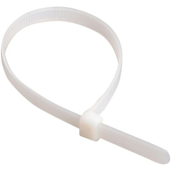 Хомут кабельный Iek 2.5х100 нейл. бел. (уп.100шт), UHH31-D025-100-100