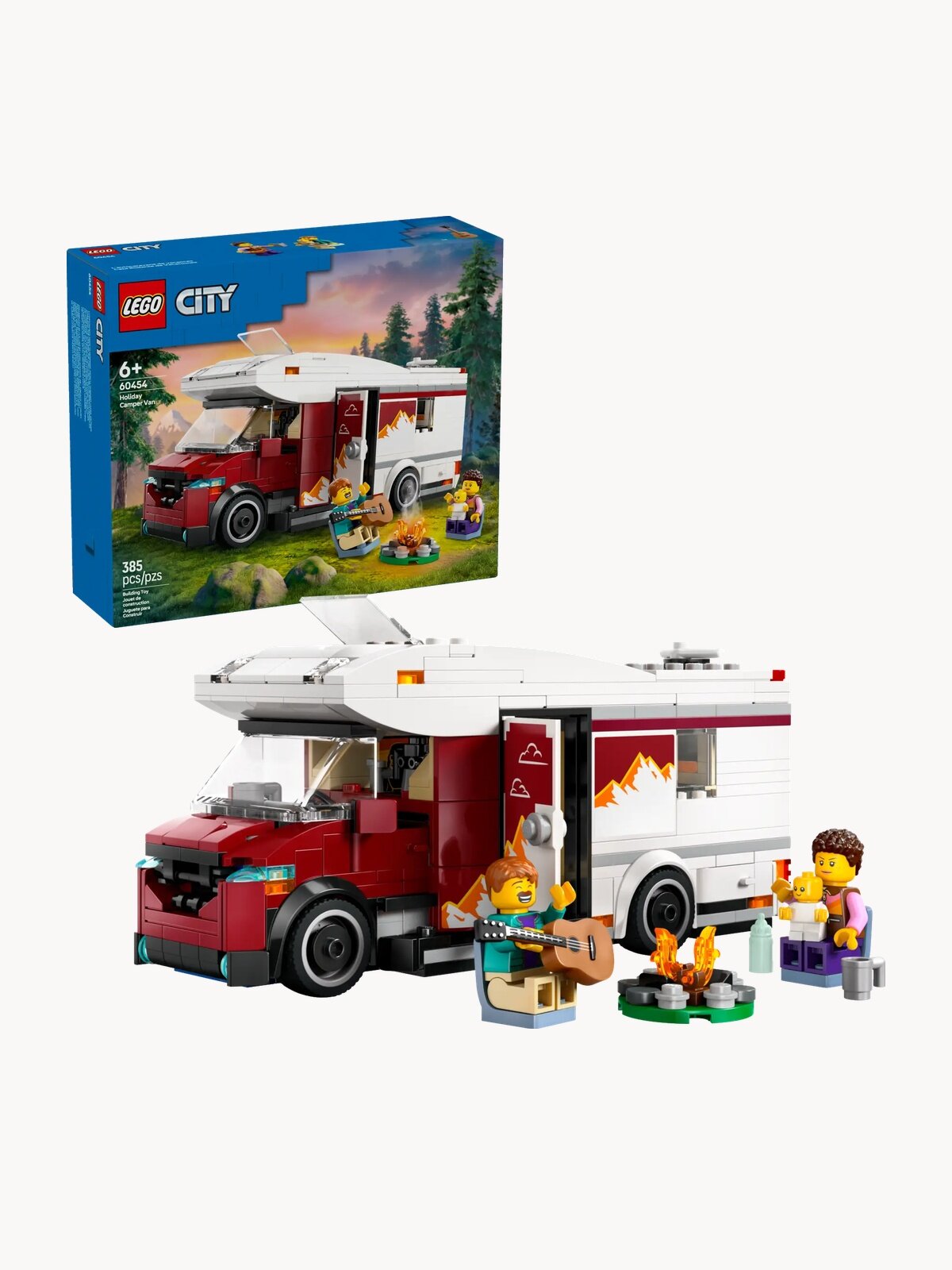 Конструктор LEGO Сity 60454 Фургон для отдыха и путешествий, 385 дет.