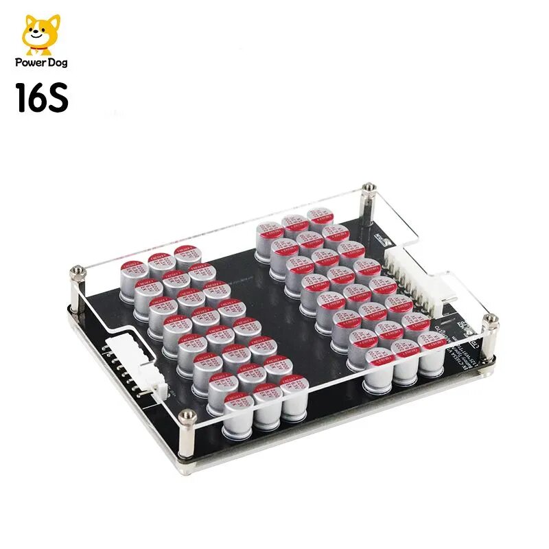 PowerDog активный балансир 16s Li-Ion / LiFePO4/LTO до 5,5а ток балансировки акриловая защита