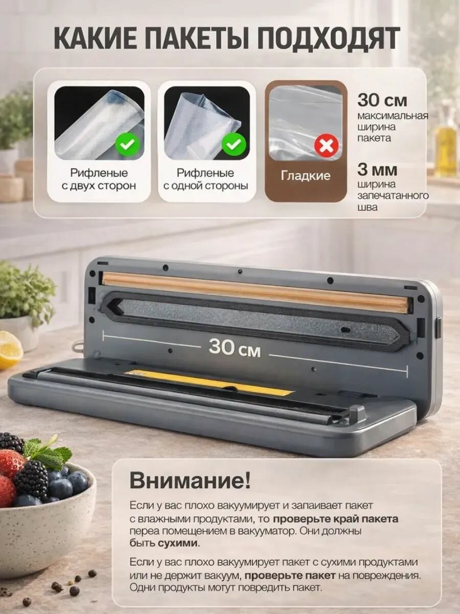 Вакууматор с пакетами — фото 1