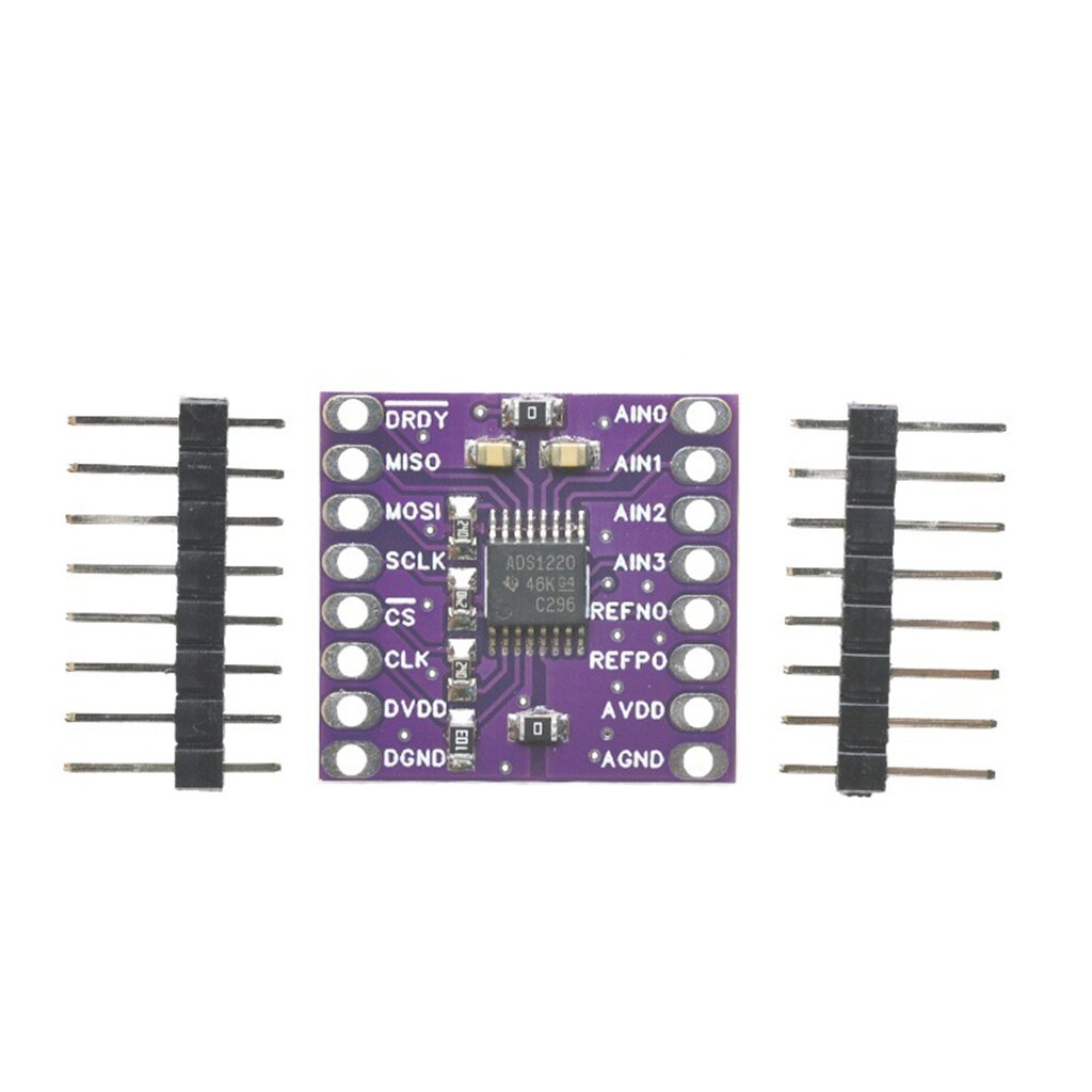 16-битный и 24-битный модуль АЦП высокого разрешения для устройств с питанием от аккумулятора SPI-связь Поддержка многоканального ввода PGA