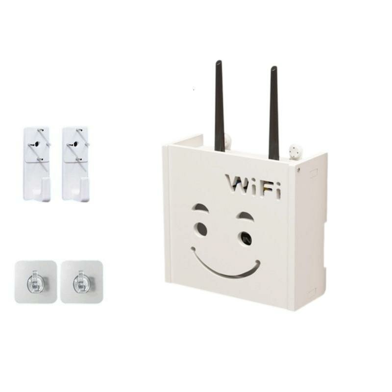 Крепежная коробка для роутера и модема, маленький - Стиль C