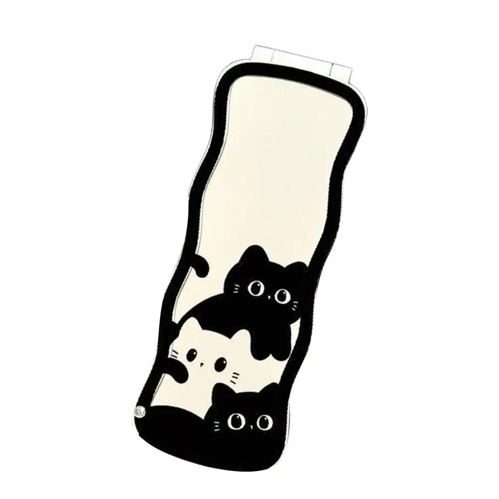 Складная расческа 2 в 1 с зеркалом