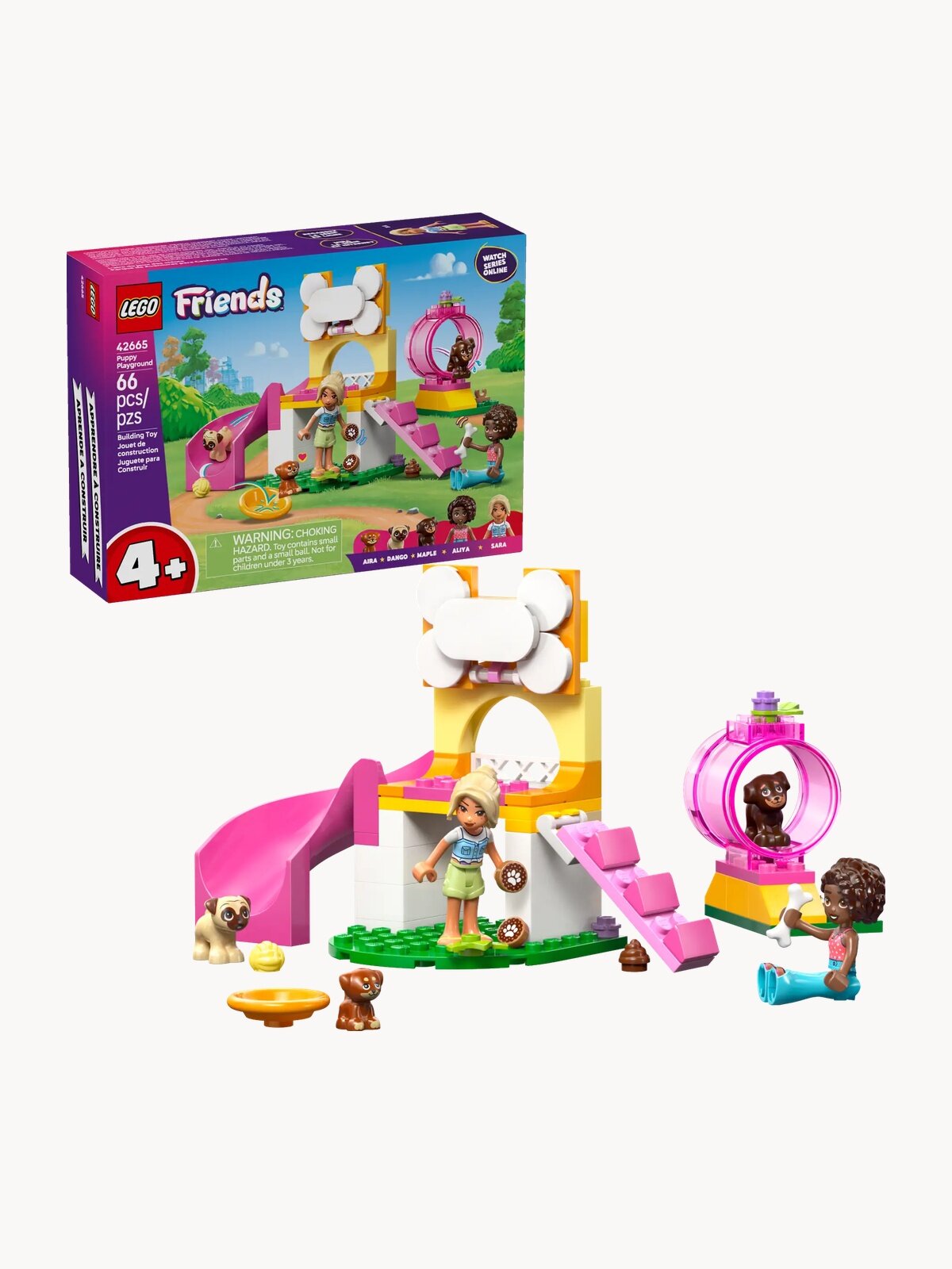 Конструктор LEGO® Friends 42665 Площадка для щенков, 66 дет.