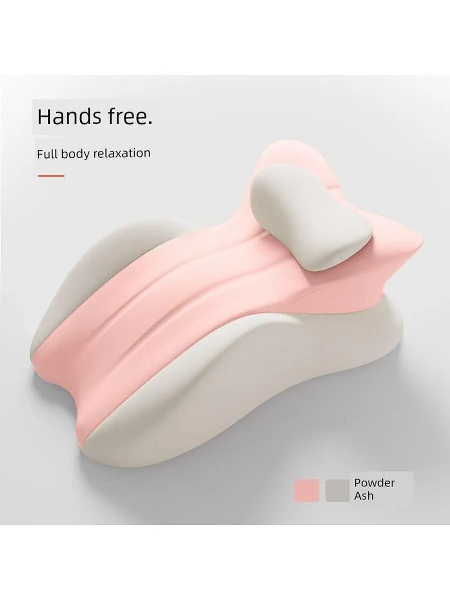 Подушка для сна-Плед Пудрово-серый (с подушкой)