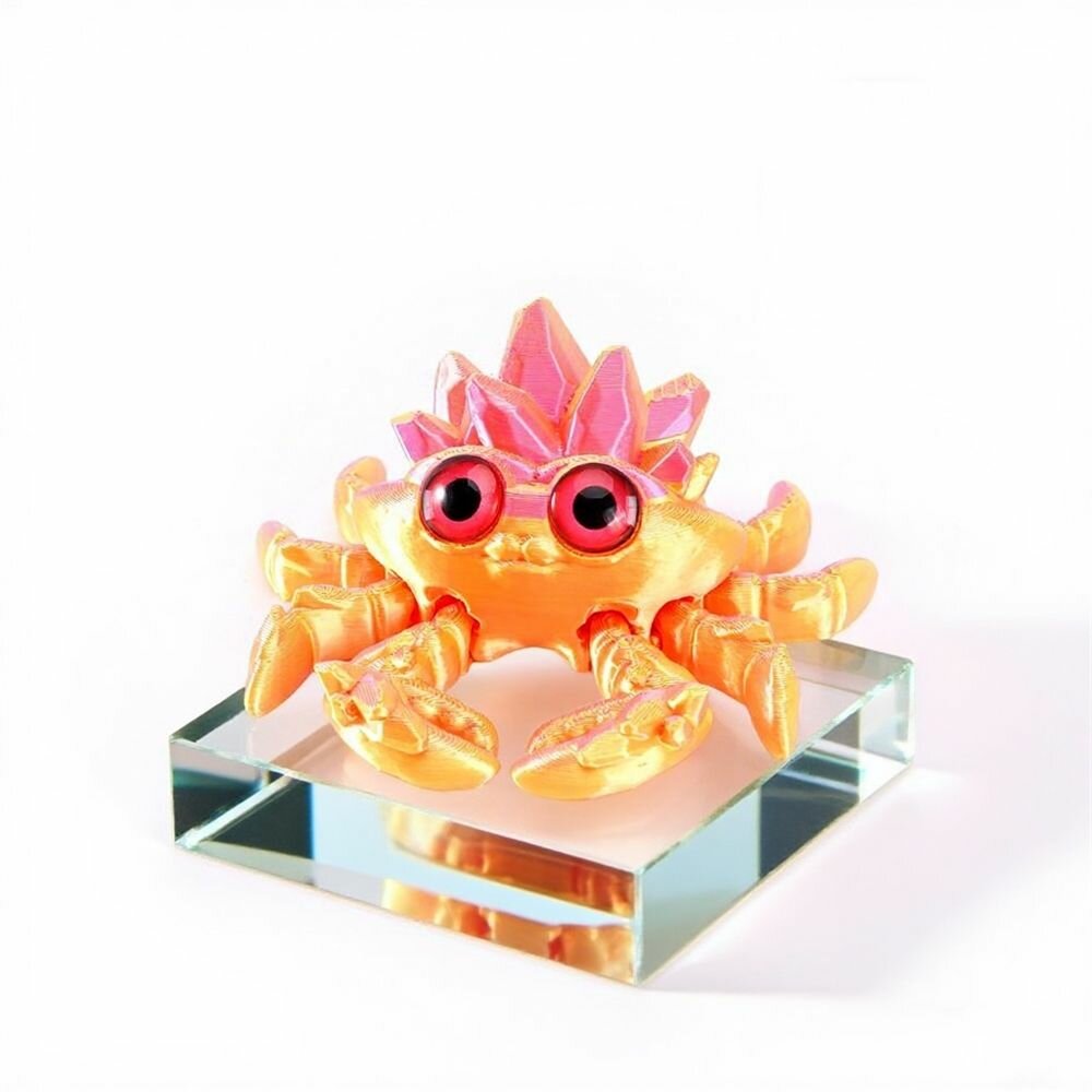 Игрушка-краб, Украшение аквариума для рыб, Творческая маленькая скульптура