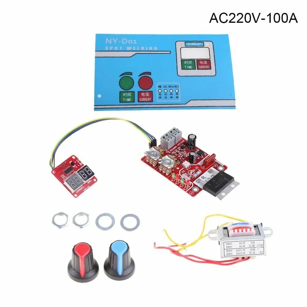 Плата управления аппаратом для точечной сварки NY-D01 diy kit-AC220V-100A