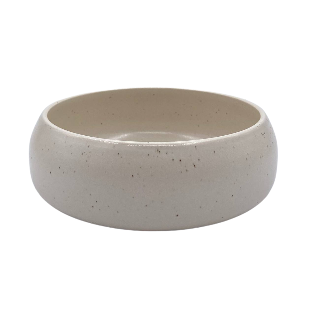 Салатник Kenai Ceramics Nordline 16 см, цвет экрю, керамика Stoneware, коллекция Snowfall
