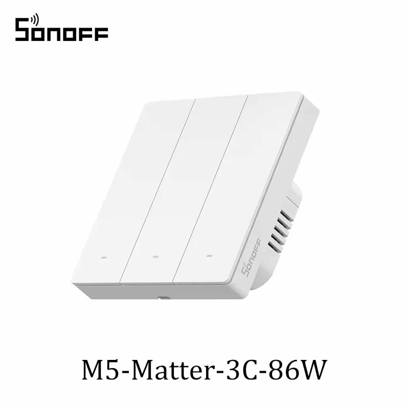 SONOFF M5 Matter SwitchMan Умный выключатель 1/2/3 клавиш