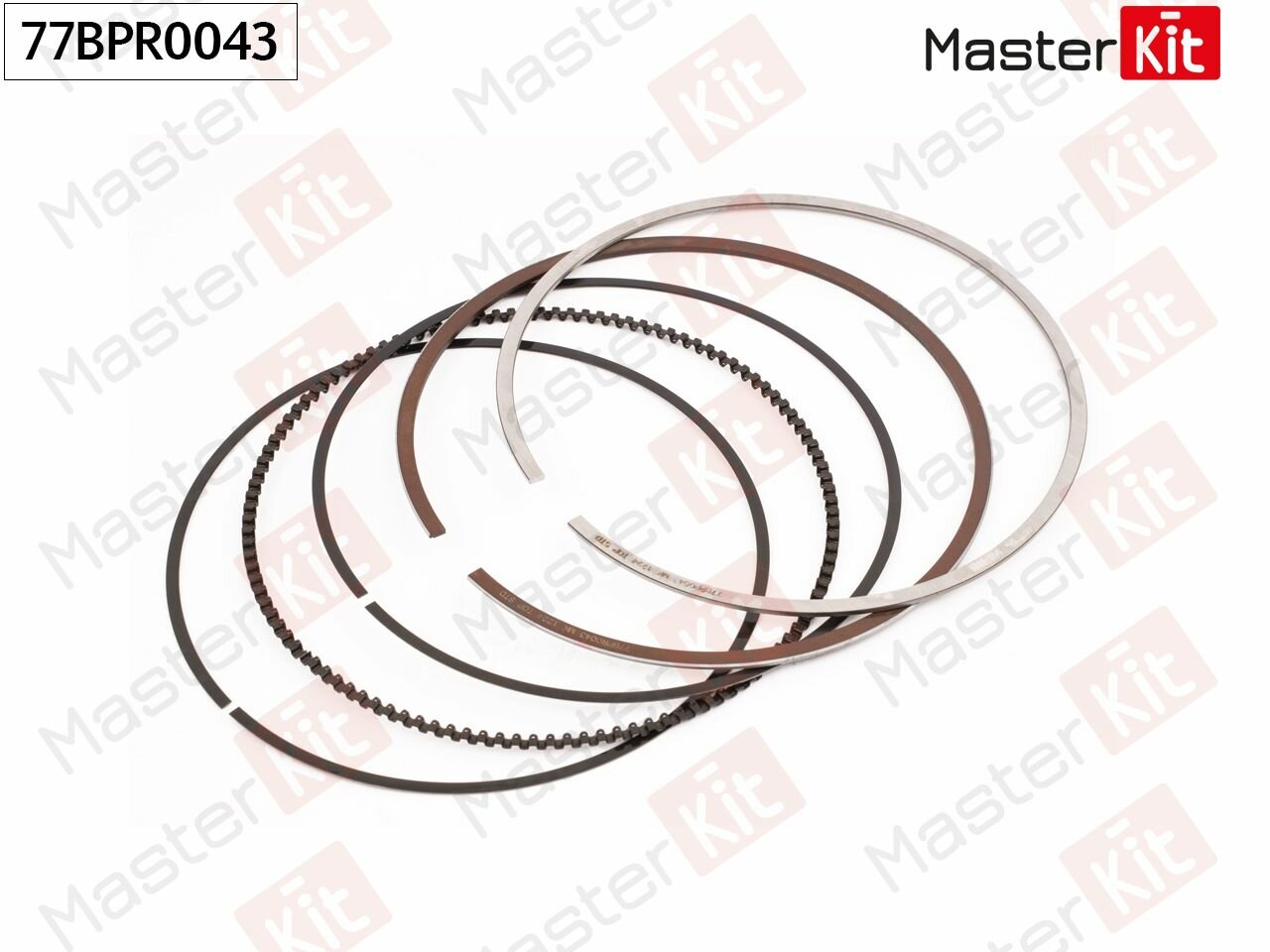 Кольца поршневые к-т на 1 поршень STD TOYOTA 2GR-FE MasterKit 77BPR0043