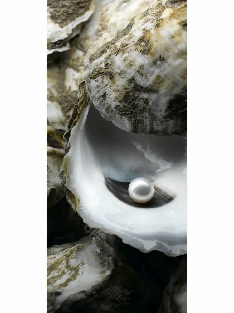 Подарок на 14 февраля, 8 марта Жемчужина желаний в ракушке, устрица в вакууме с жемчужиной внутри