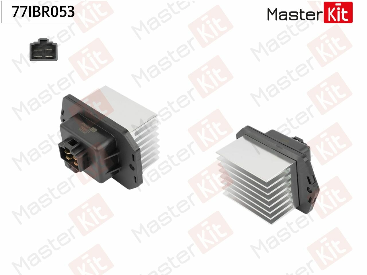 Резистор вентилятора Honda CIVIC, VII, EU, EP, EV EM2 ES ET 1999 - 2006 MasterKit 77IBR053