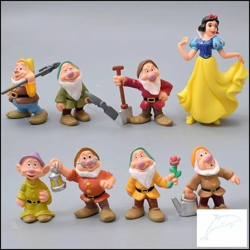 Набор игрушек Принцесса и Гномы Белоснежка для детей