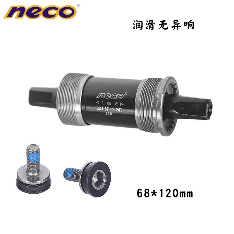 Нижний кронштейн Neco BC1.37*24T алюминиевый 68 мм 68X120mm