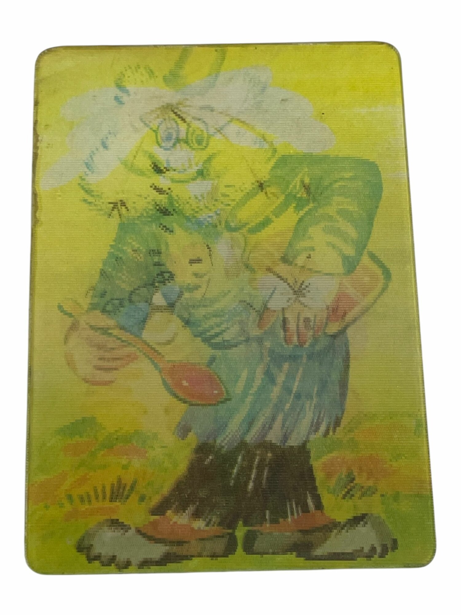 Советский винтажный переливающийся календарь, советская мультипликация, сделано в СССР