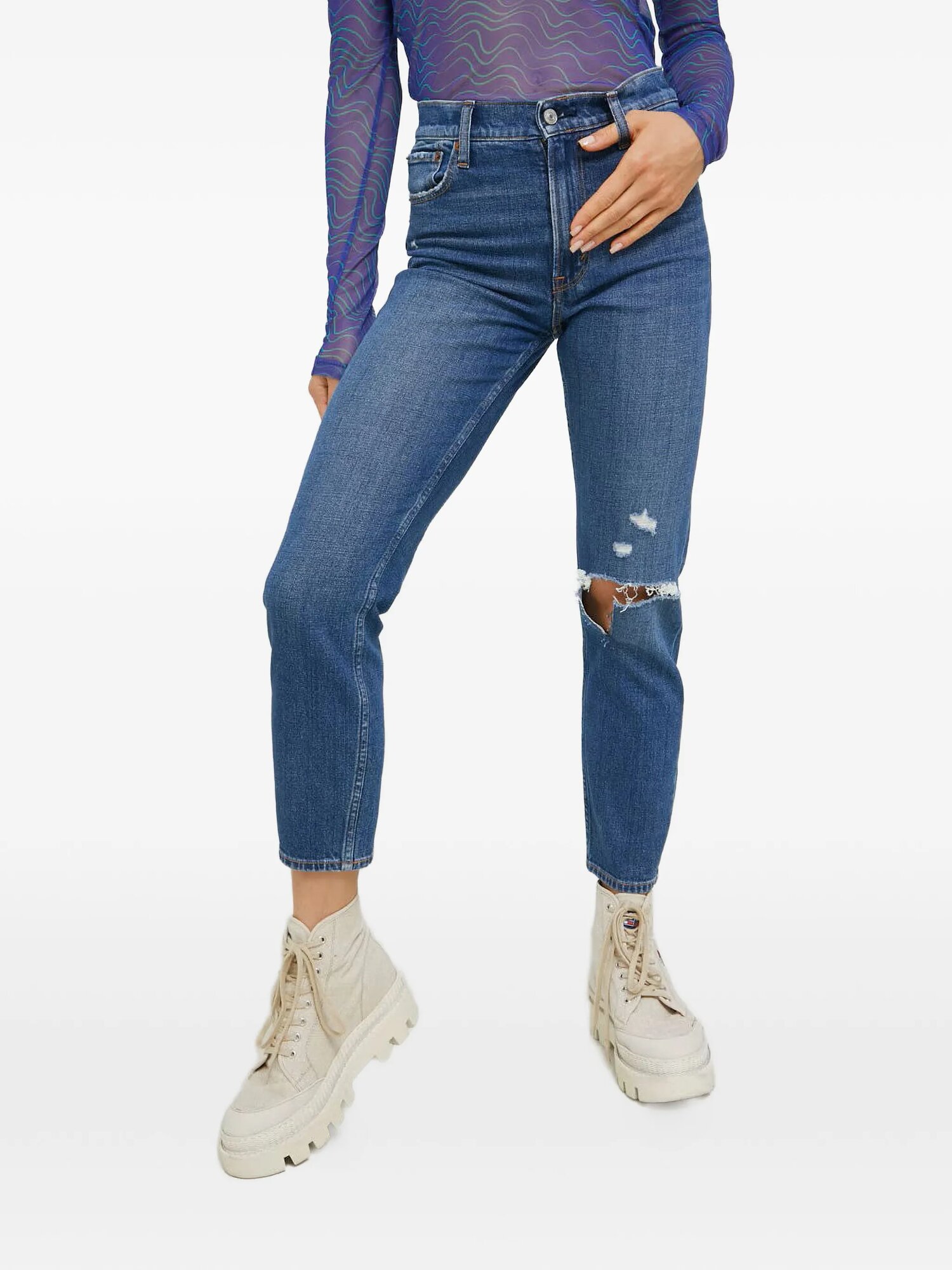 Джинсы Ripped skinny jeans 