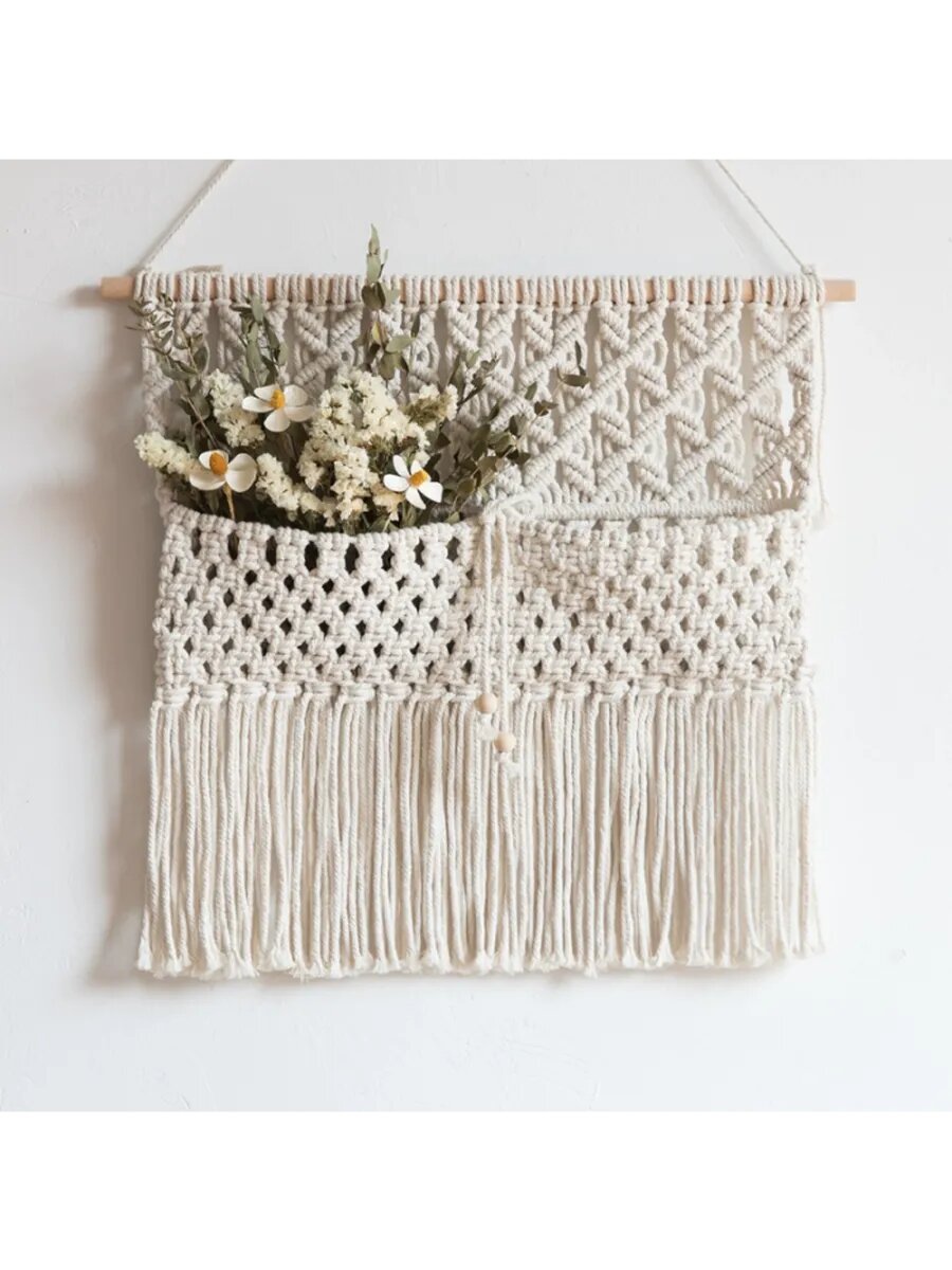 Гобелен с 1 цветком, хлопок, готовый, декор для дома