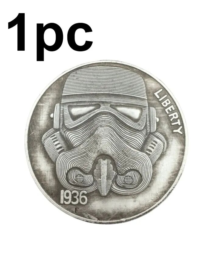 1 шт 1936 Buffalo Skull памятная монета, подходящая для сбора подарков