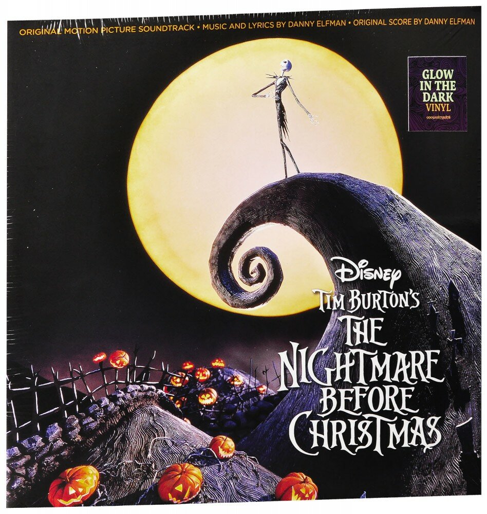 Виниловая пластинка OST. The Nightmare Before Christmas (2 LP, винил, зеленый) (Картонный конверт)