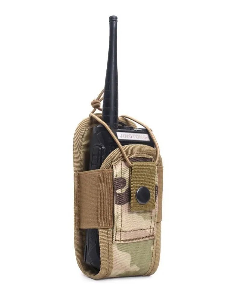Сумка чехол для рации на Тактическая сумка чехол для рации Baofeng Retevis Kenwood и других, универсальный подсумок для радиостанции, Multicam (мультикам)