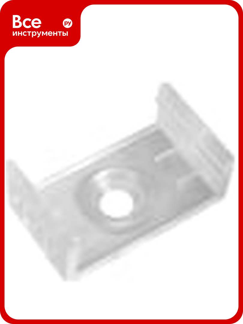 Скоба VARTON монтажная для накладного профиля V4-R0-70.0001. KIT-0201 пластиковая 10 шт. в упаковке