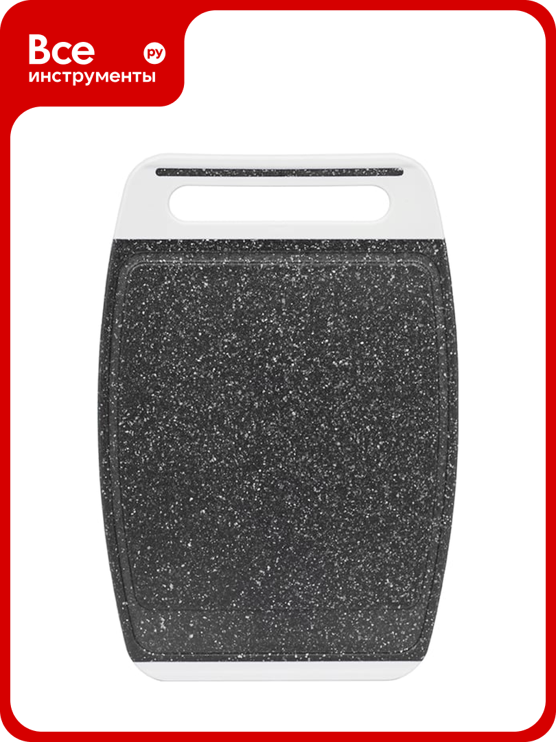 Доска разделочная IDEA хеви 300x200 мм, черный камень, М 1565 черный камень