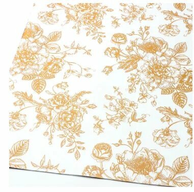 Цветочная бумага ручной работы 20 шт brown 50X70cm 20pcs