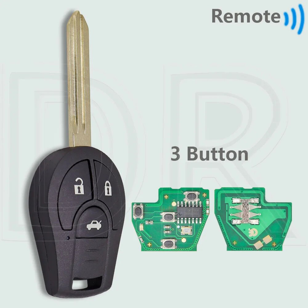Дистанционный ключ 3 BT 433MHz Nissan X-Trail Versa Micra
