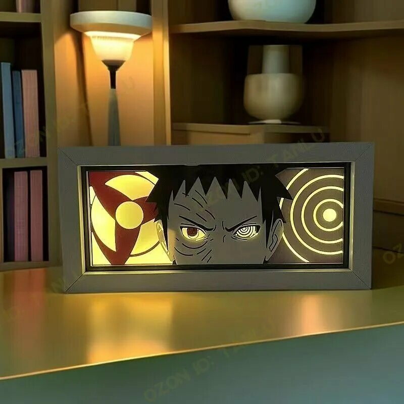 Обито - Наруто, лампа аниме, Ночник, Подарок