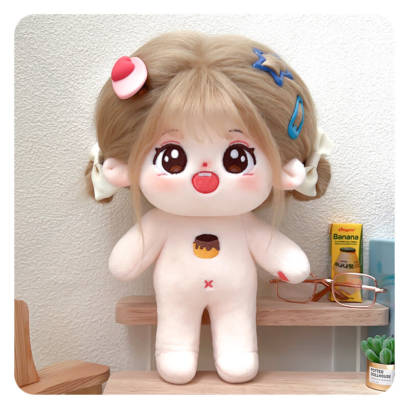 20 см хлопковая кукла девочка с каркасом, обнаженная кукла, игрушка для переодевания, хлопковые кукольные одежды оптом в наличии