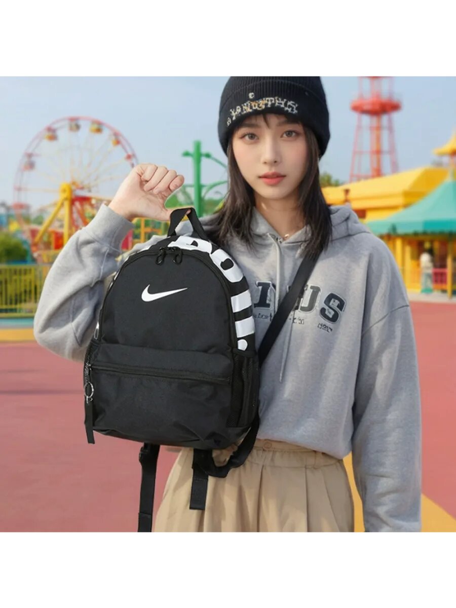 Рюкзак Nike 2025 Mini DR6091-010, ткань, черный