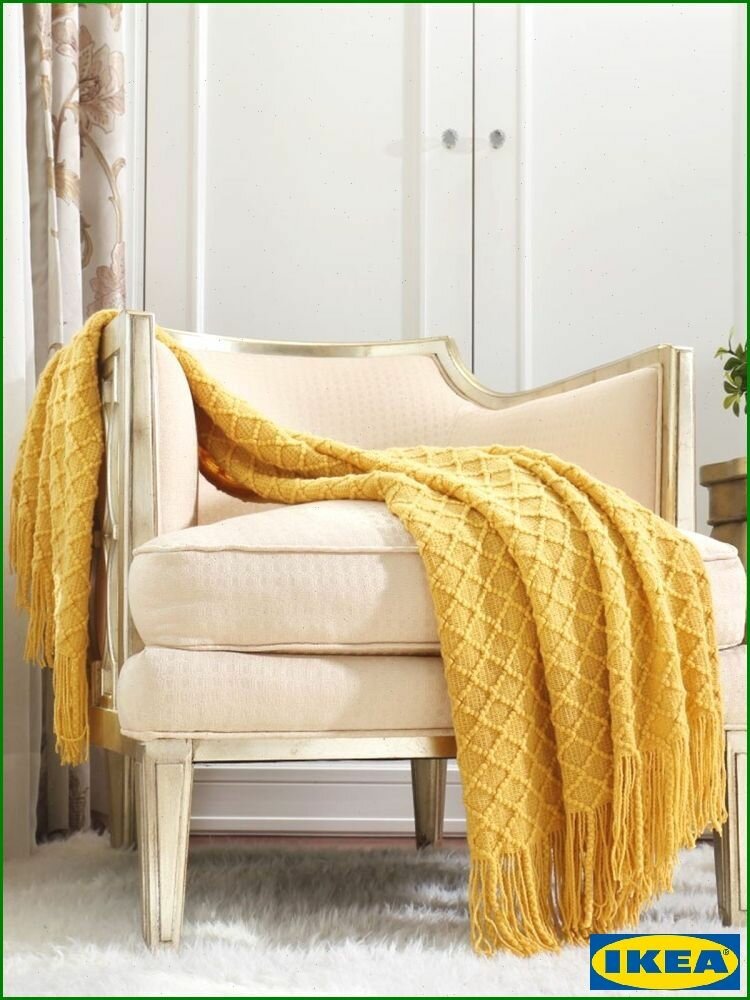 IKEA Плед вязаный , Софт, 170 см х 130 см
